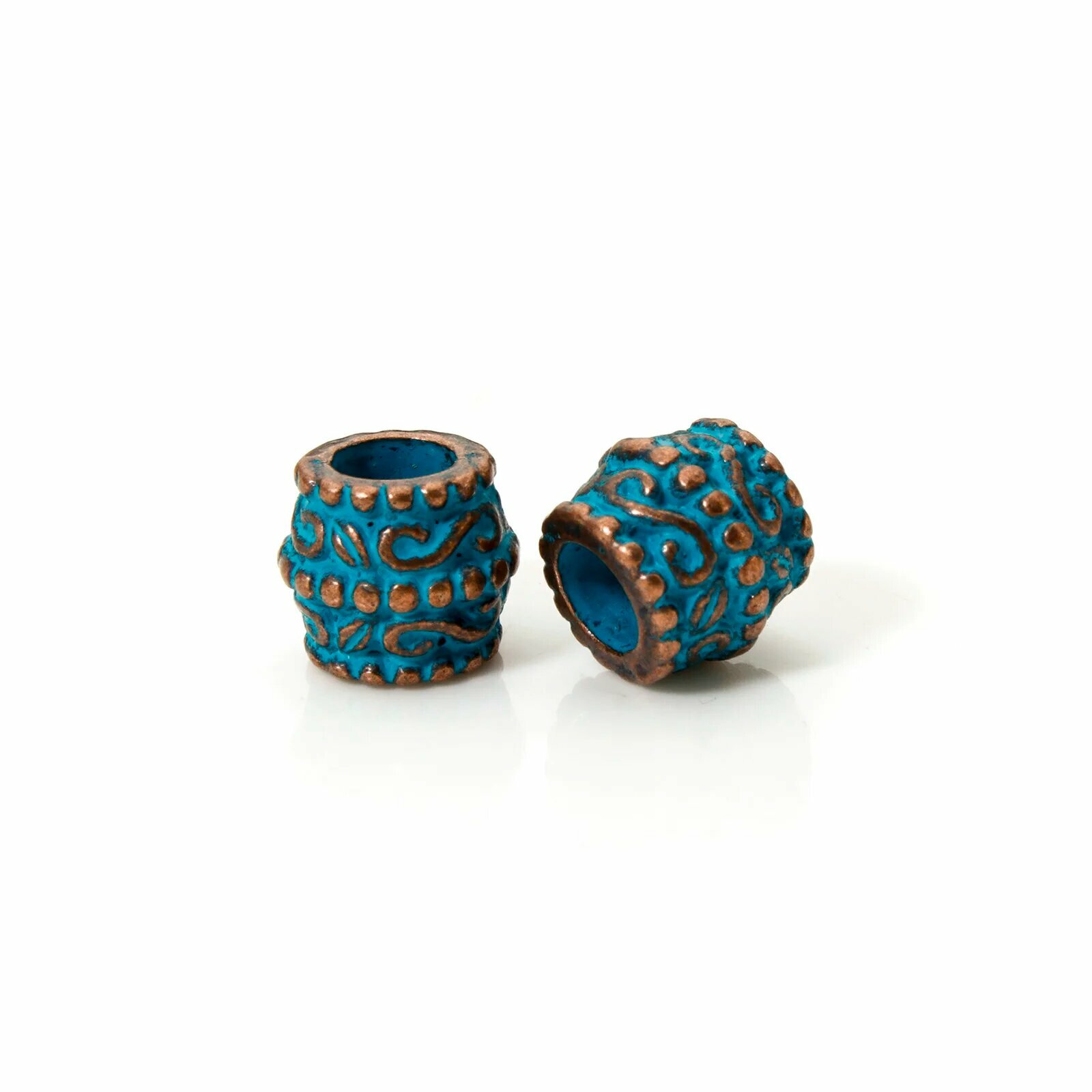 Бусины-разделители DoreenBeads, синие, 10x9mm-20pcs
