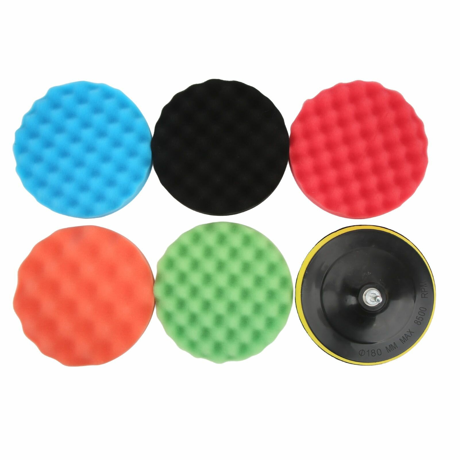 7 шт. полировальные губки 7" для удаления воска и пыли.