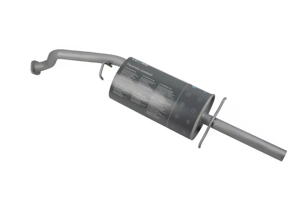 Глушитель основной CHEVROLET Lanos (02-)(LECAR)