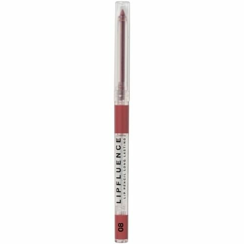 Карандаш для губ Influence Beauty "Lipfluence", автоматический, тон 08