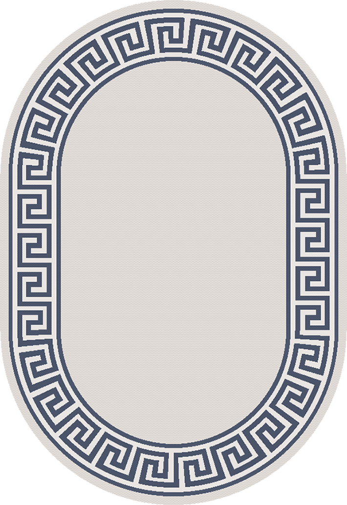 Ковер, Овал, Светло-серый, Темно-серый, Геометрический, Классический, на пол, в гостиную, спальню, в ассортименте (60 см. на 110 см.)