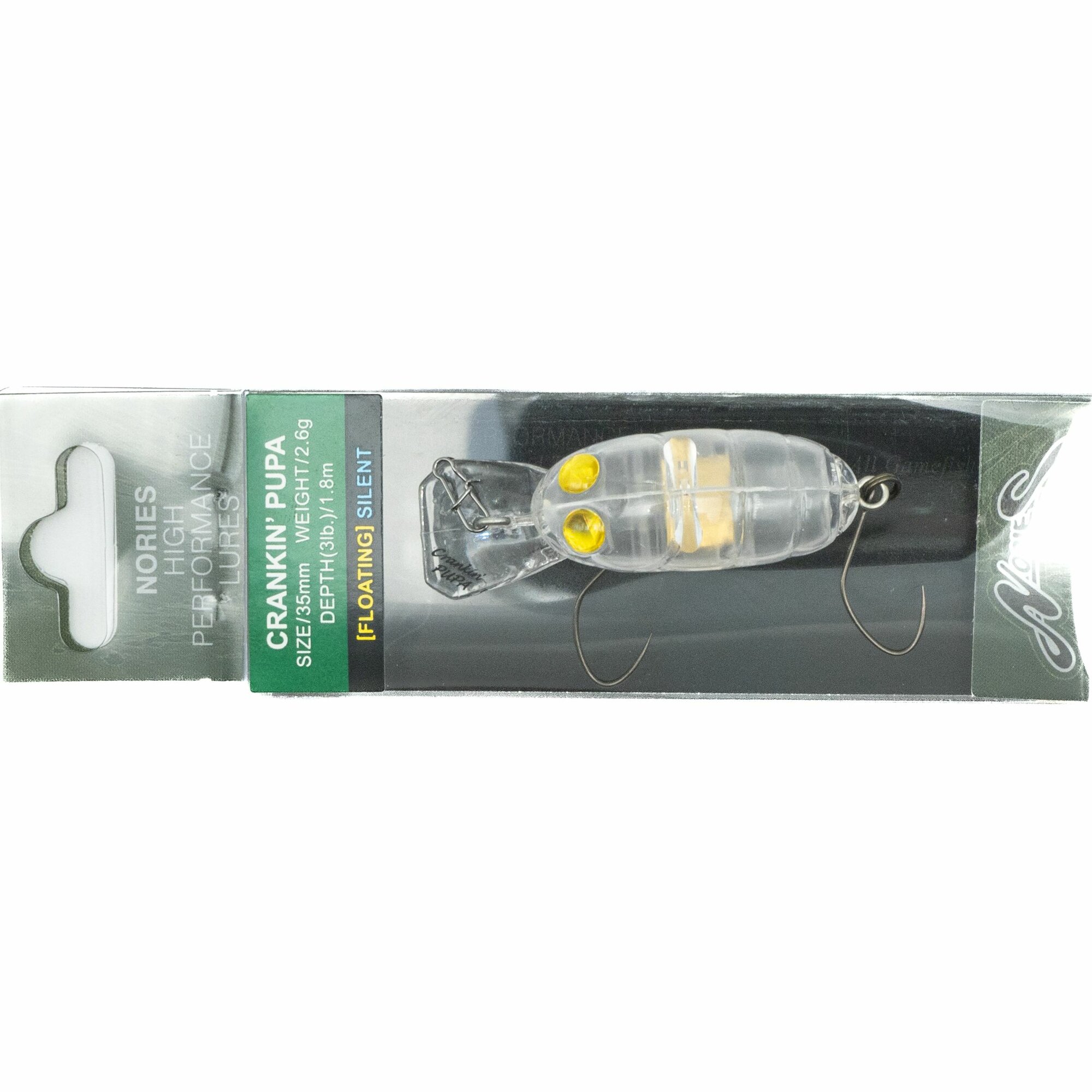 Воблер на форель Nories Crankin Pupa, 2.6 гр, 109 / Форелевые приманки