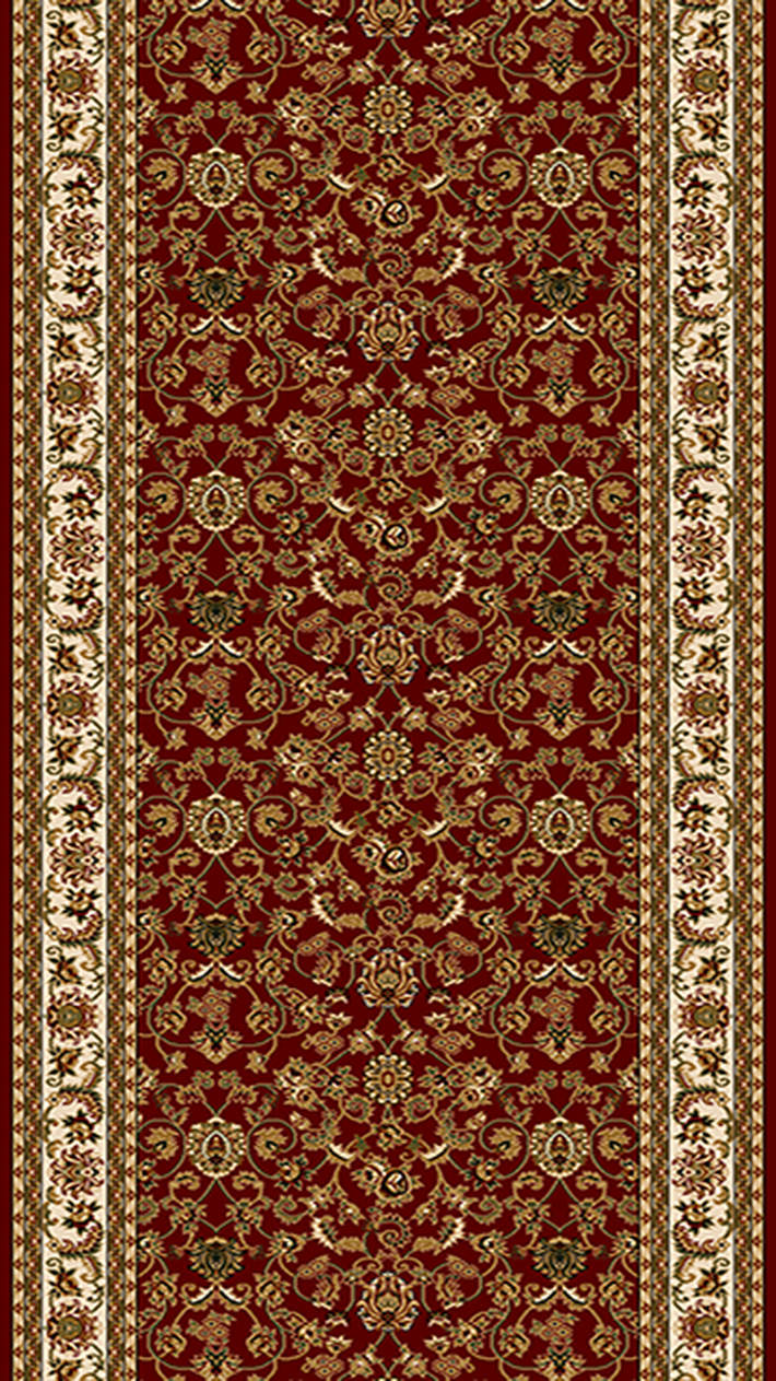 Ковровая дорожка, Рулон, Бордовый, Золотистый, Бежевый, Зеленый, Классический, Традиционный, на пол, в гостиную, спальню, в ассортименте (60 см. на 2500 см.)