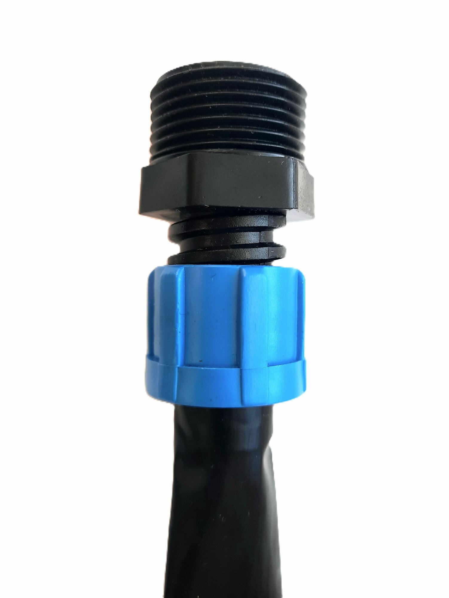 Фитинг (12 шт.) для капельной ленты с резьбой 3/4"НР