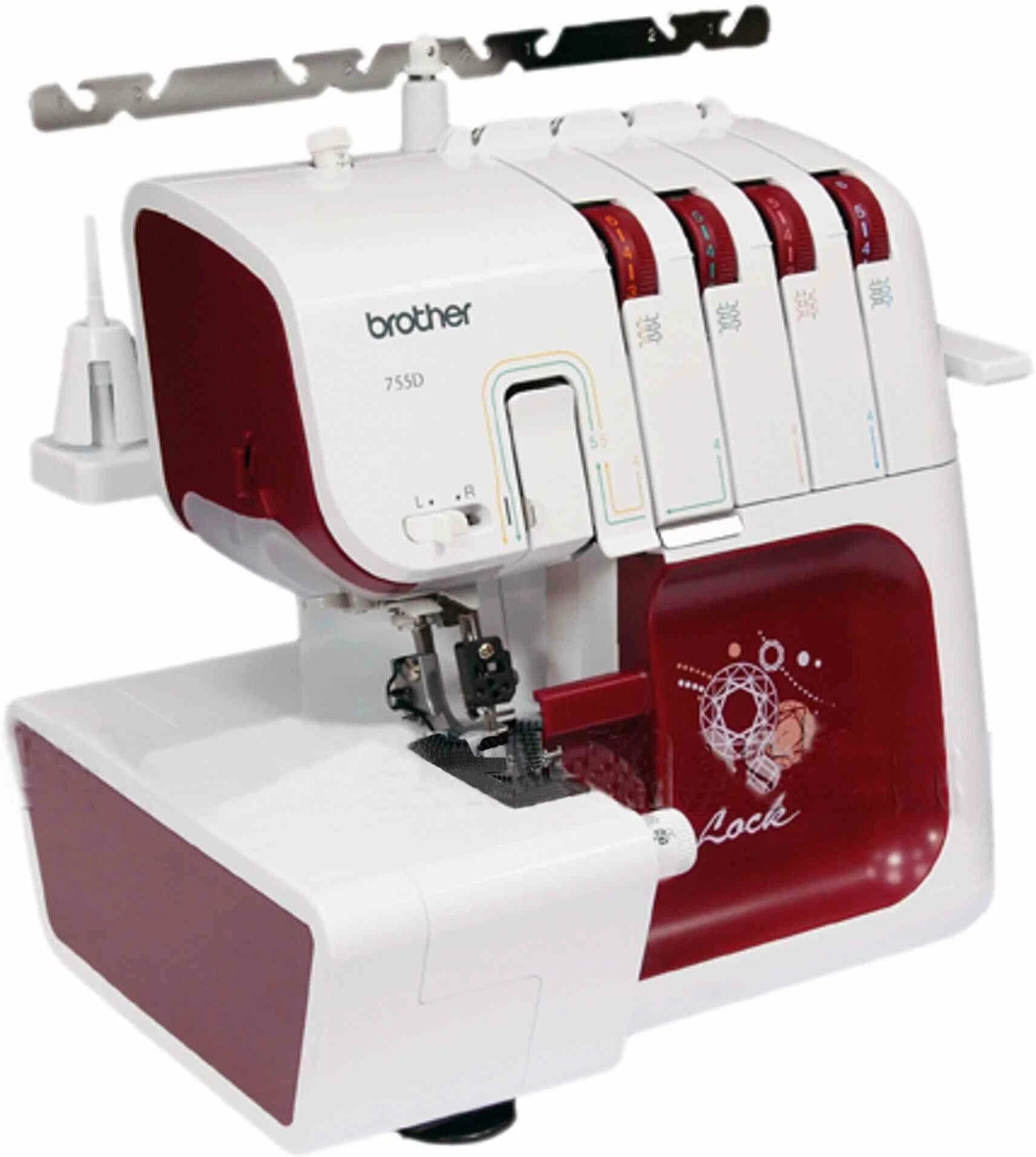 Оверлок Brother 755D Белый 9 Операций