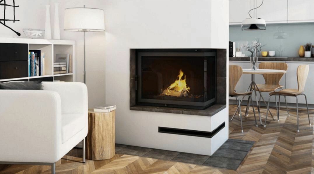 Топка с водяным контуром Kratki ZUZIA PW BL15 BS W DECO, Чугун, черный, 65,9x53,1x52,4 см.