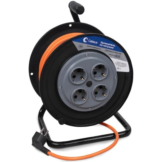 Удлинитель Cabeus ПВС 4000Вт 30м. на катушке (EC-C-4.0-30)