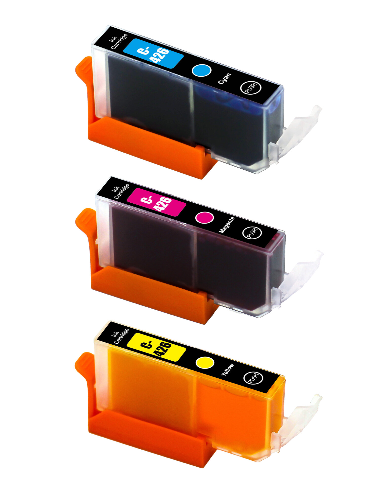 Комплект 3 шт. струйных картриджей NV Print  CLI-426 для Canon Pixma iP4840, MG5140, MG6140, MG8140