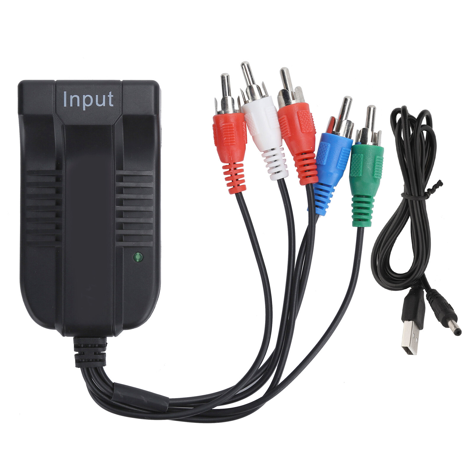 Z10AS RGB компонентный HDMI-совместимый видеоконвертер R/L аудио в YPBPR, подключается по принципу Plug and Play