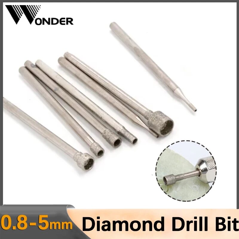Алмазное сверло 2.35 мм, 2mm, 5Pcs