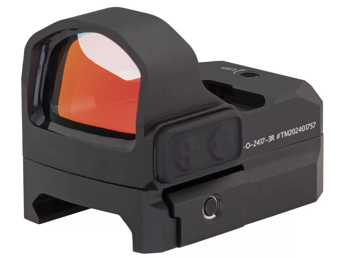 Коллиматор Gaut Tourmaline 1X24X17, Открытый, Точка 3 Мoa Красная, Weaver