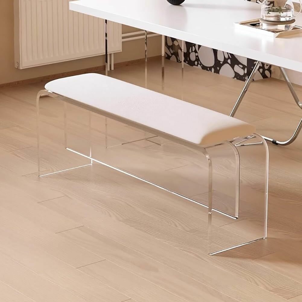 Акриловая мягкая скамейка, скамейка для смены обуви в прихожей