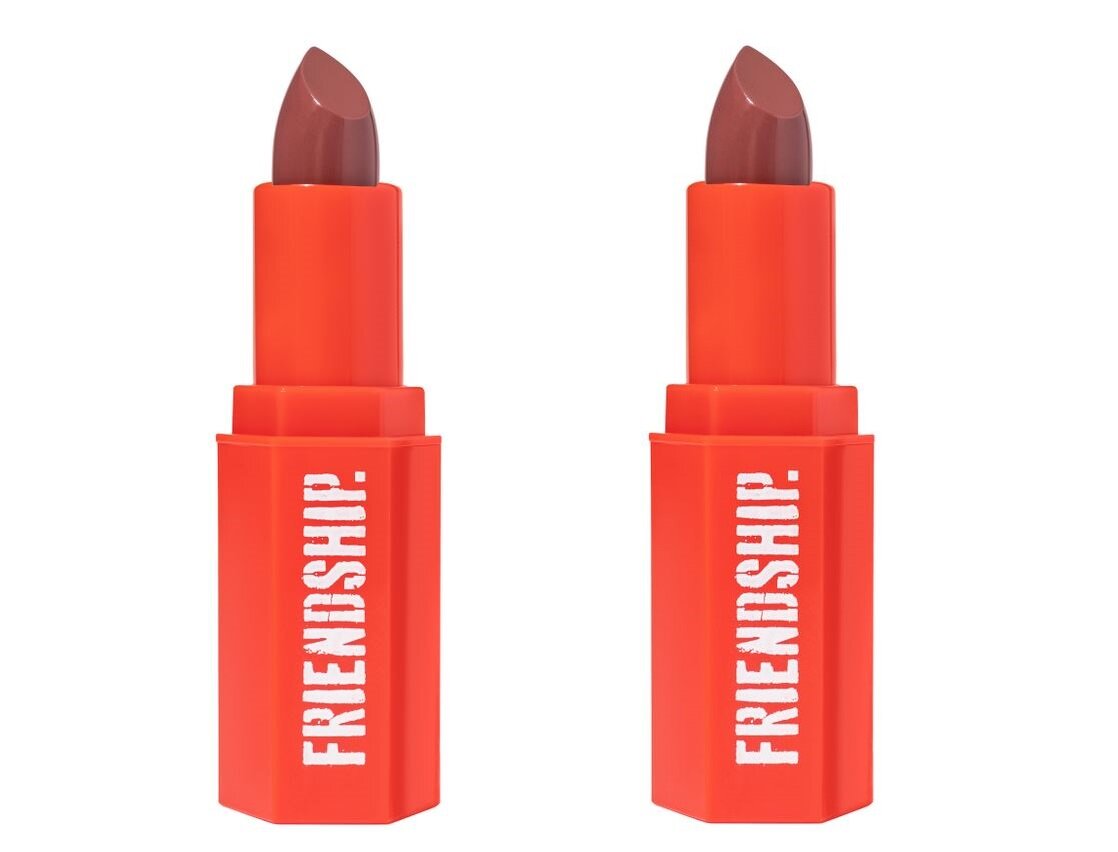 Помада-бальзам Beauty Bomb для губ Friendship. Bubblegum, тон 01 Flower Power розово-коричневый, 3.2 г - 2 штуки