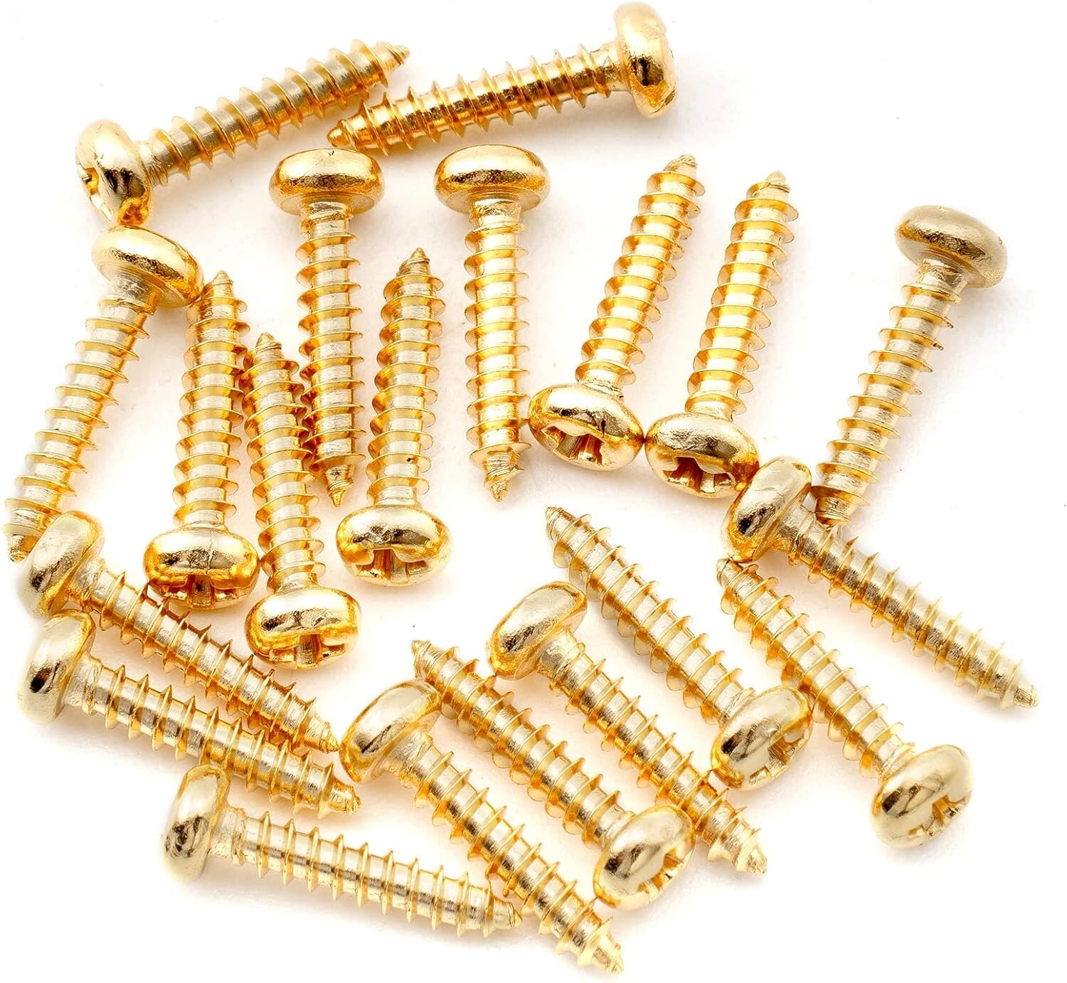 Саморез для колков или крышки анкера (2.1x10mm) Musiclilly MX3030GD, позолота, 1 шт