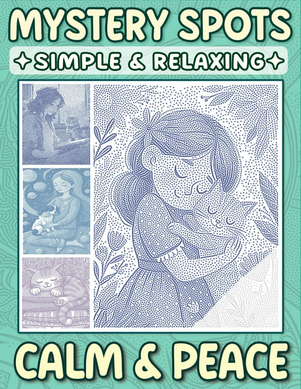 Раскраска по номерам Mystery Spots Calm & Peace