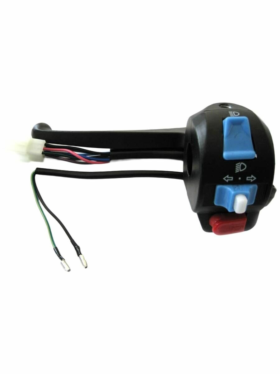 Блок переключателей рулевой левый в сборе, скутер Stels Gryphon Cometa 50, HN50QT-3-160300 (item:200)