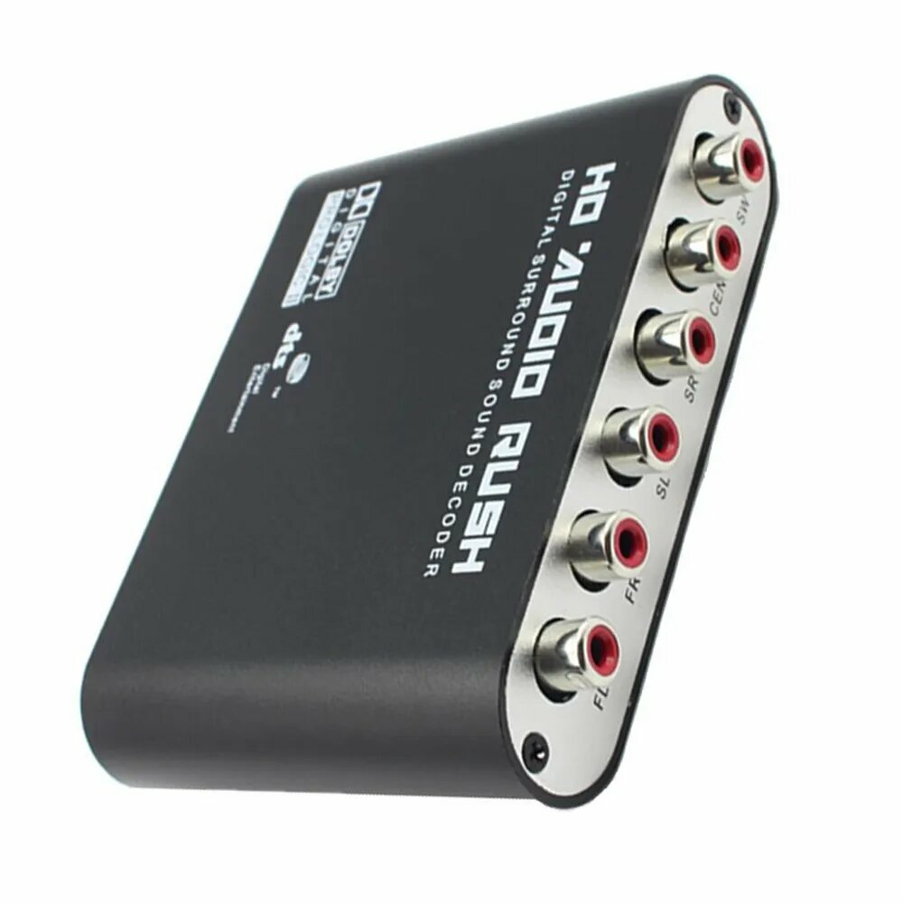 5.1 Аудиодекодер Цифровой оптический/коаксиальный в аналоговый аудиодекодер