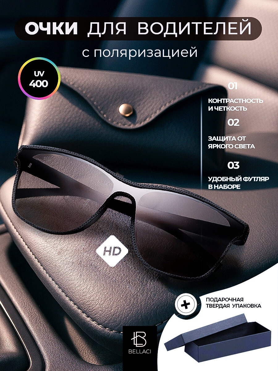 Солнцезащитные очки HomDoctor, black