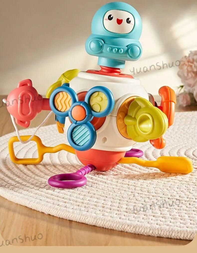 Развивающая игрушка бизиборд Космонавт, Игровой центр для малышей бизикубик дорожный