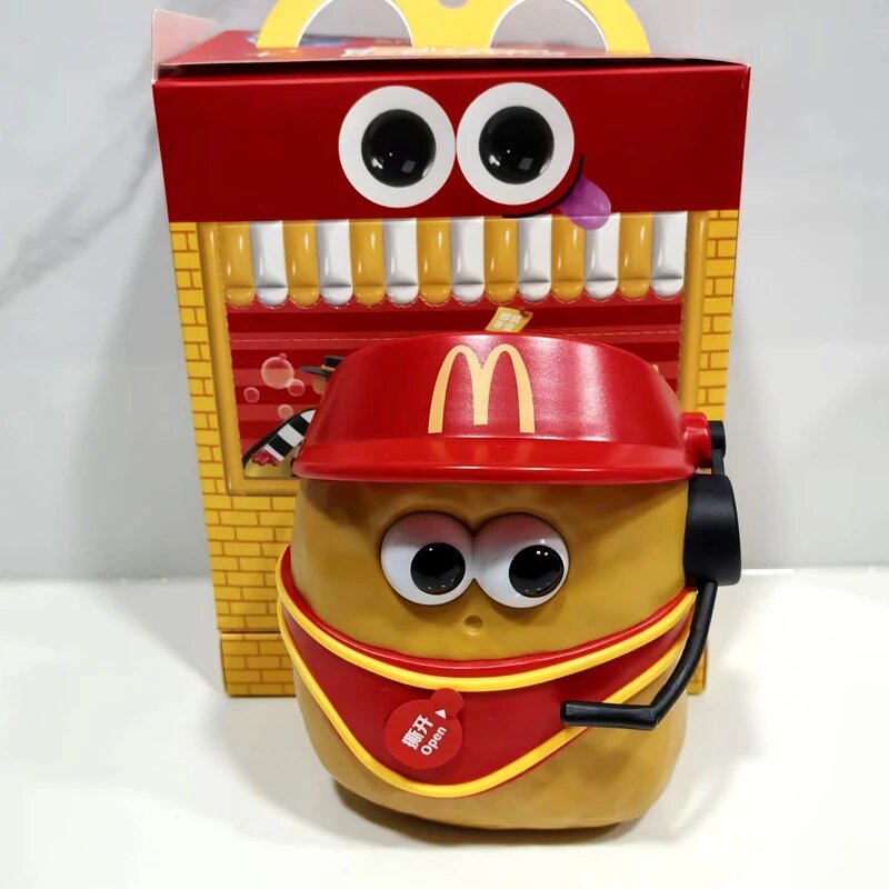Набор игрушек Bandai McDonald's бамперная машина для пузырей