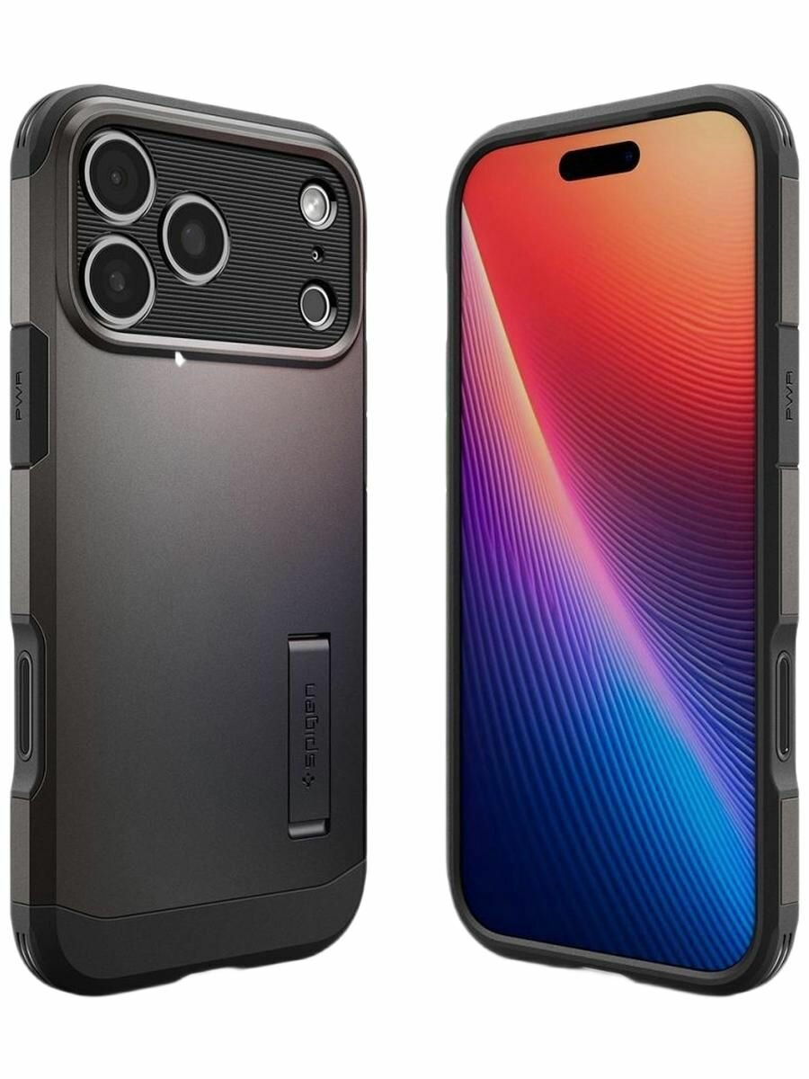 Чехол Spigen на iPhone 17 Pro Max / Айфон 17 Про Макс, Tough Armor T " Mag (ACS10298), магнитный, защита кнопки Camera Control