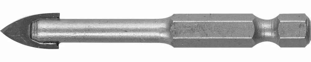 Сверло по стеклу и кафелю ЗУБР, 8 мм, 2х кромка, HEX 1/4 29840-08