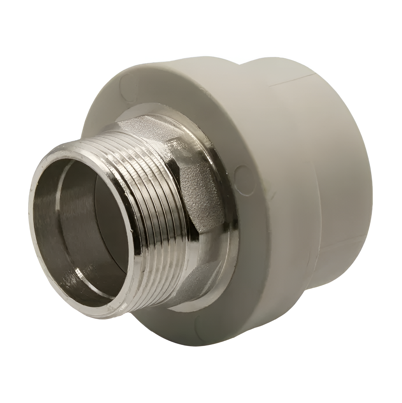 Муфта Pro-Aqua Grise РА23524PG, комбинированная, наружная резьба, полипропилен, 63 мм