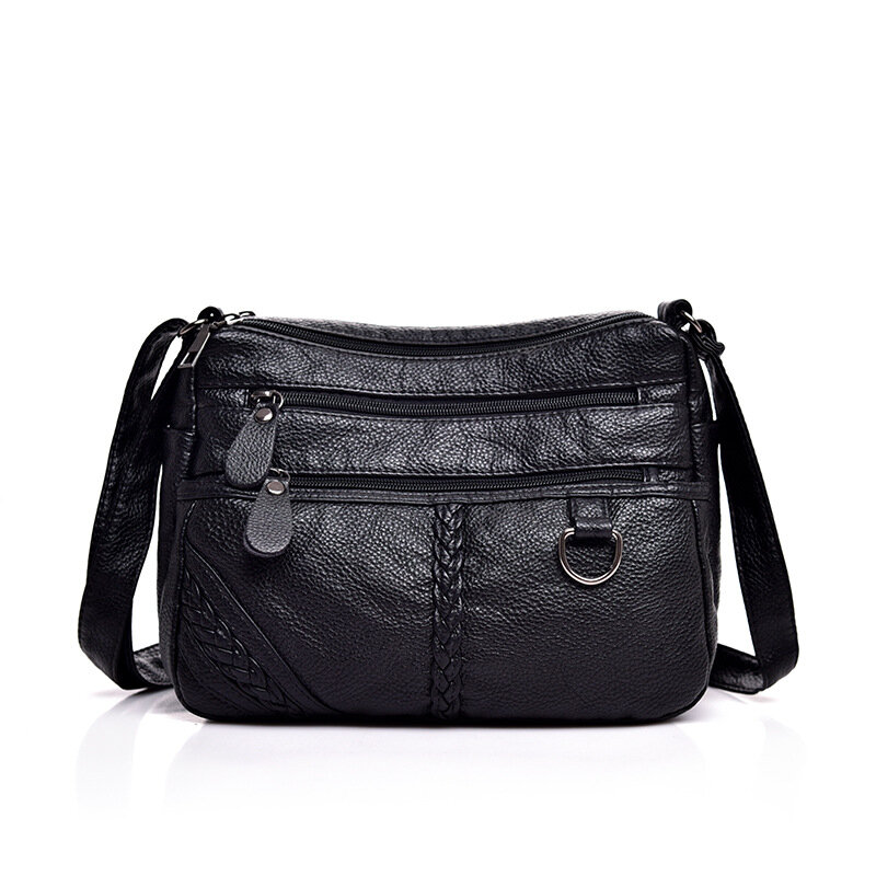 Sac messager en cuir супле для женщин, мешок с несколькими бандулями большой емкости, мешок с растянутым бандульем для женщин, мешок и органайзер для повседневного использования