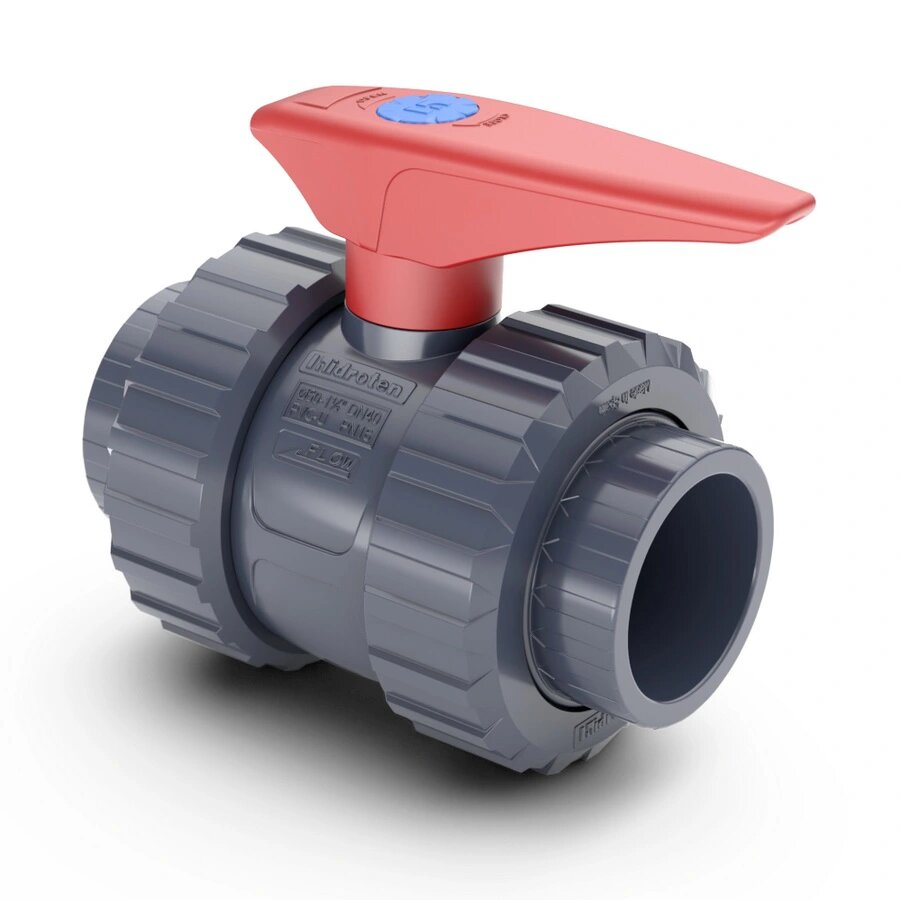 Кран шаровый клеевой, 75 мм, PN=10 бар (HDPE, EPDM) / Hidroten, цена - за 1 шт