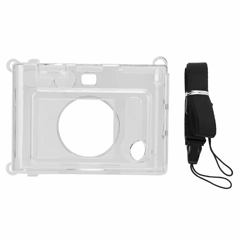 Прозрачный чехол для мини-камеры EVO для Fujifilm Instax Mini EVO, портативный прозрачный чехол для камеры мгновенного действия с плечевым ремнем