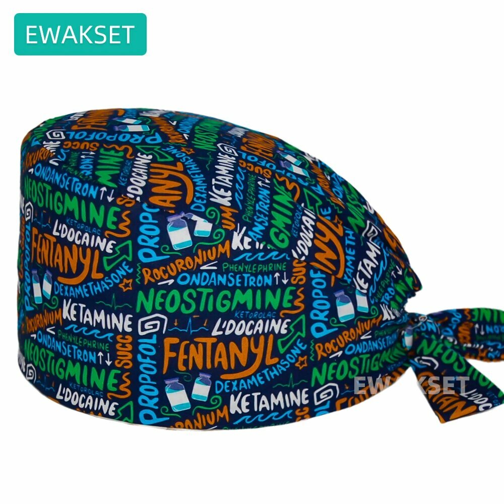 Хирургическая шапочка EWAKSET, scrub cap 006