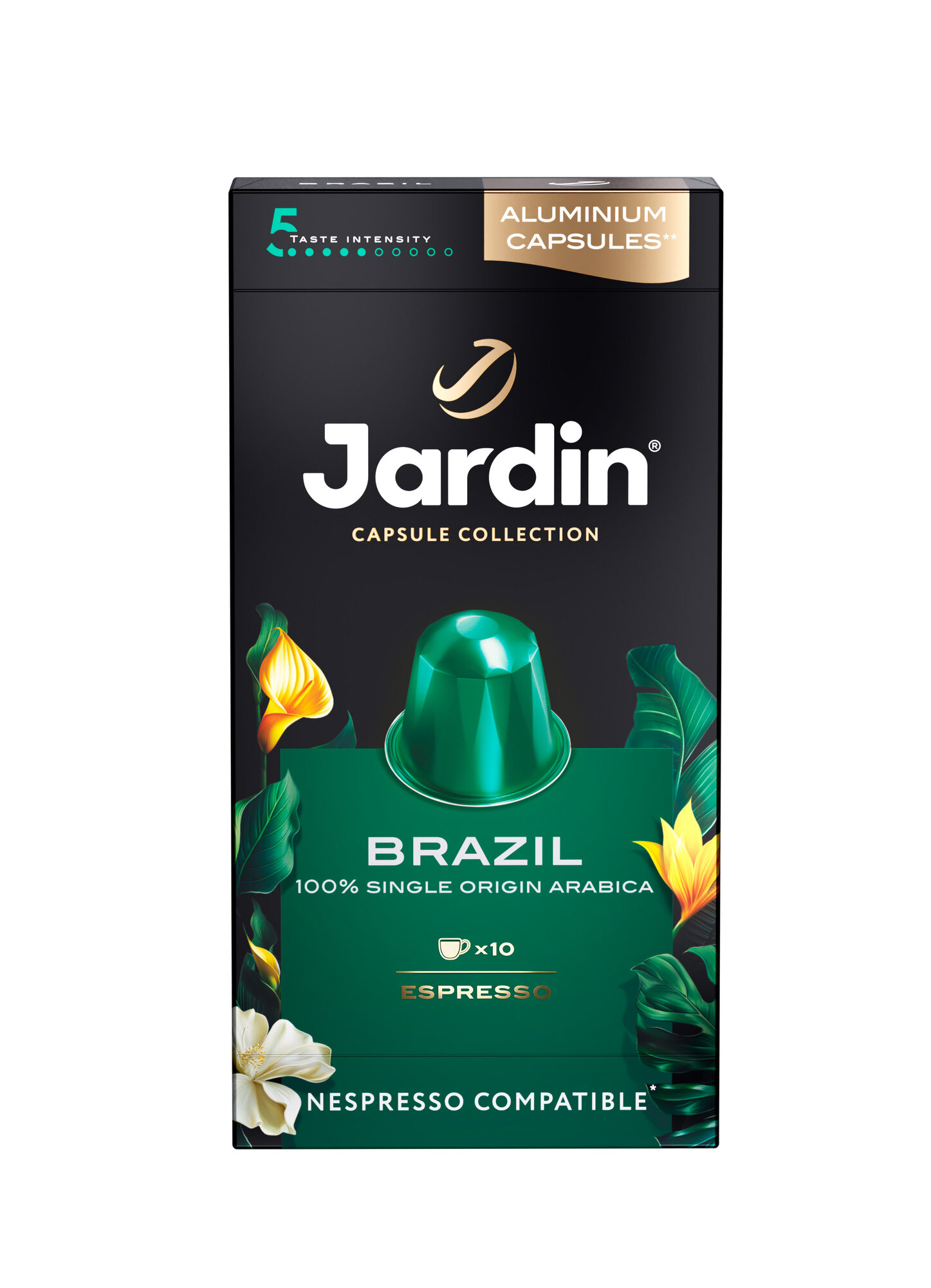 Кофе в алюминиевых капсулах Jardin Brazil, 10 шт. в уп, 10 упаковок