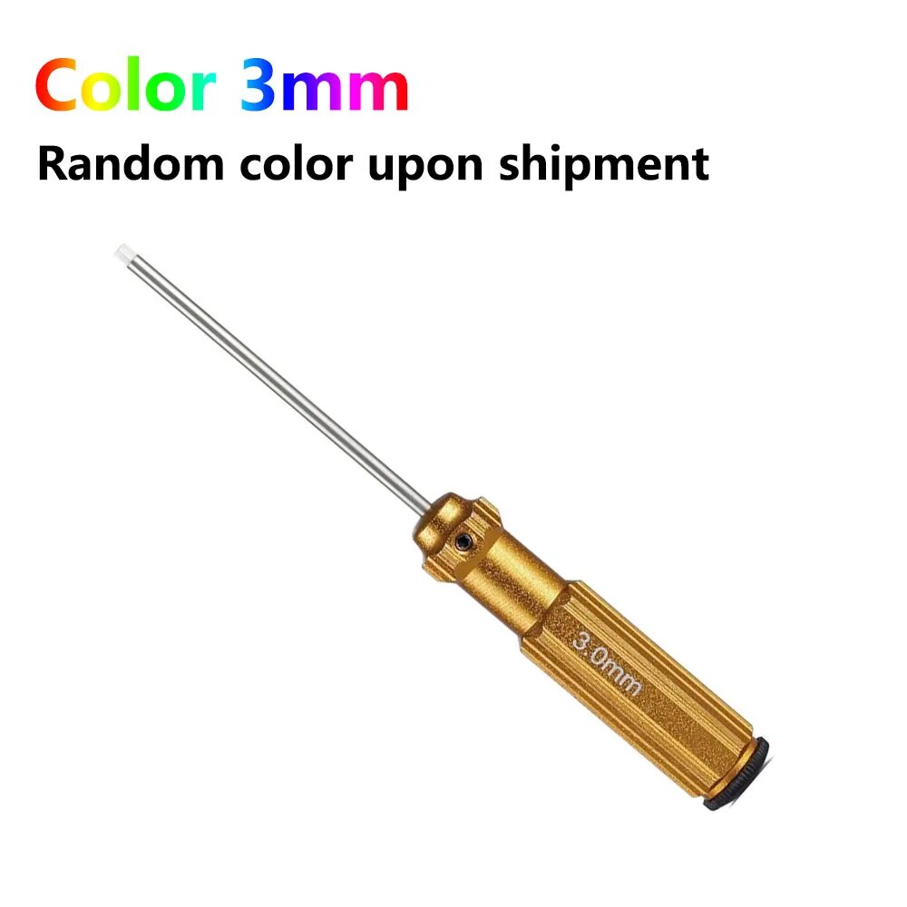 Ninth World Шестигранные отвертки TiNi 1,5 2 2,5 3 мм Color 3mm 1pcs