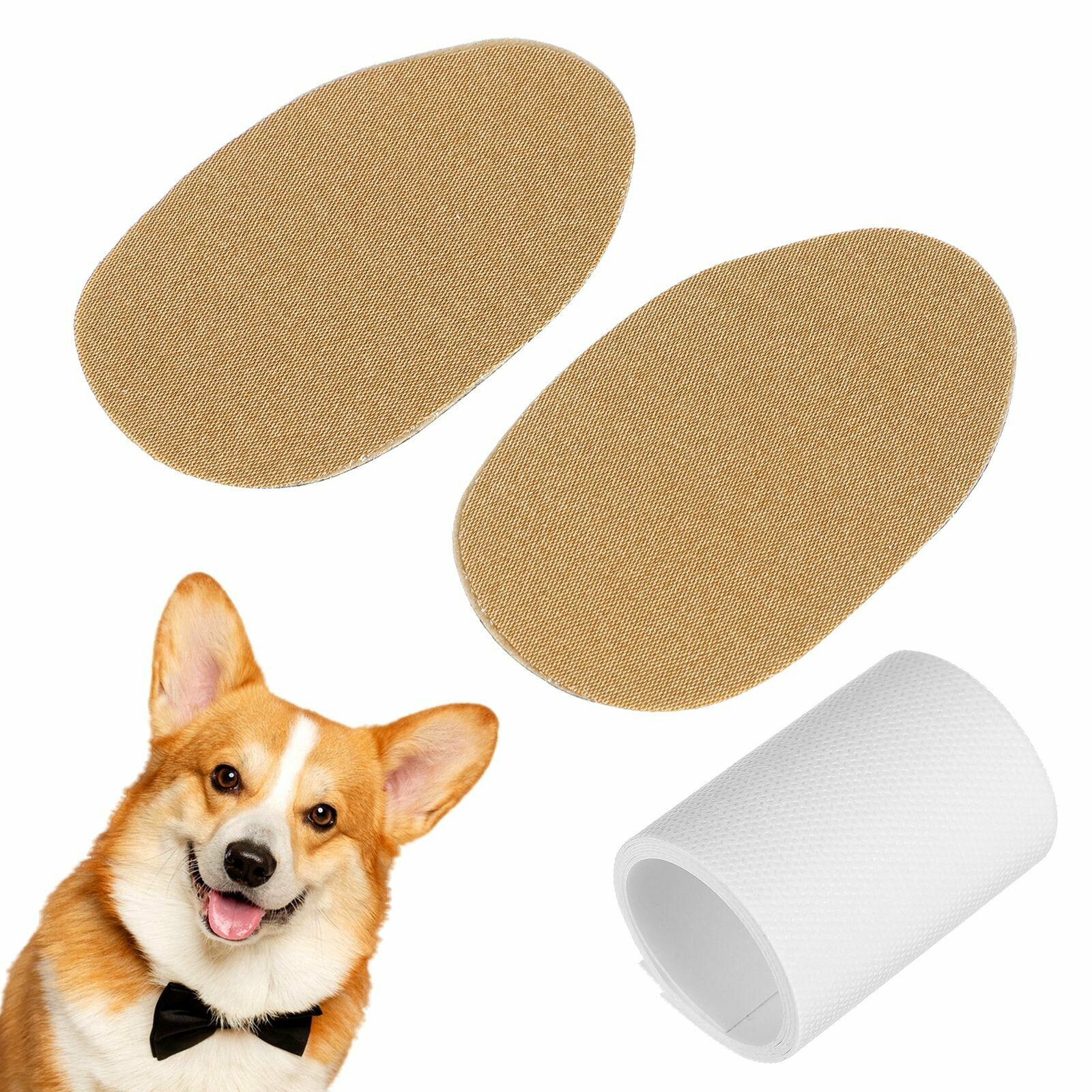 Фиксатор Ушей Для Собак, Коррекция И Поддержка, Нетканый Материал, 1 Пара