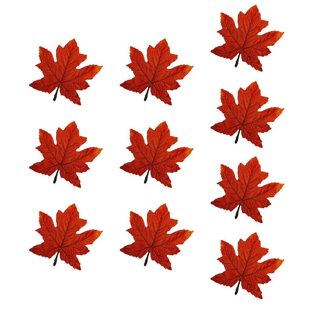1 упаковка из 10 штук, имитационная модель кленового листа 15 см цветного кленового листа single maple leaf-E type