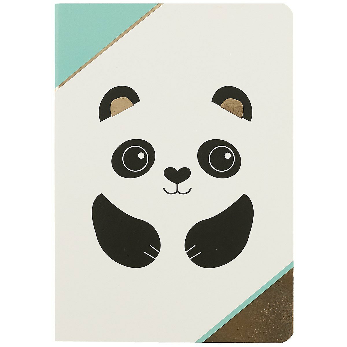 Тетрадь общая «Mint panda», 32 листа в клетку, А5