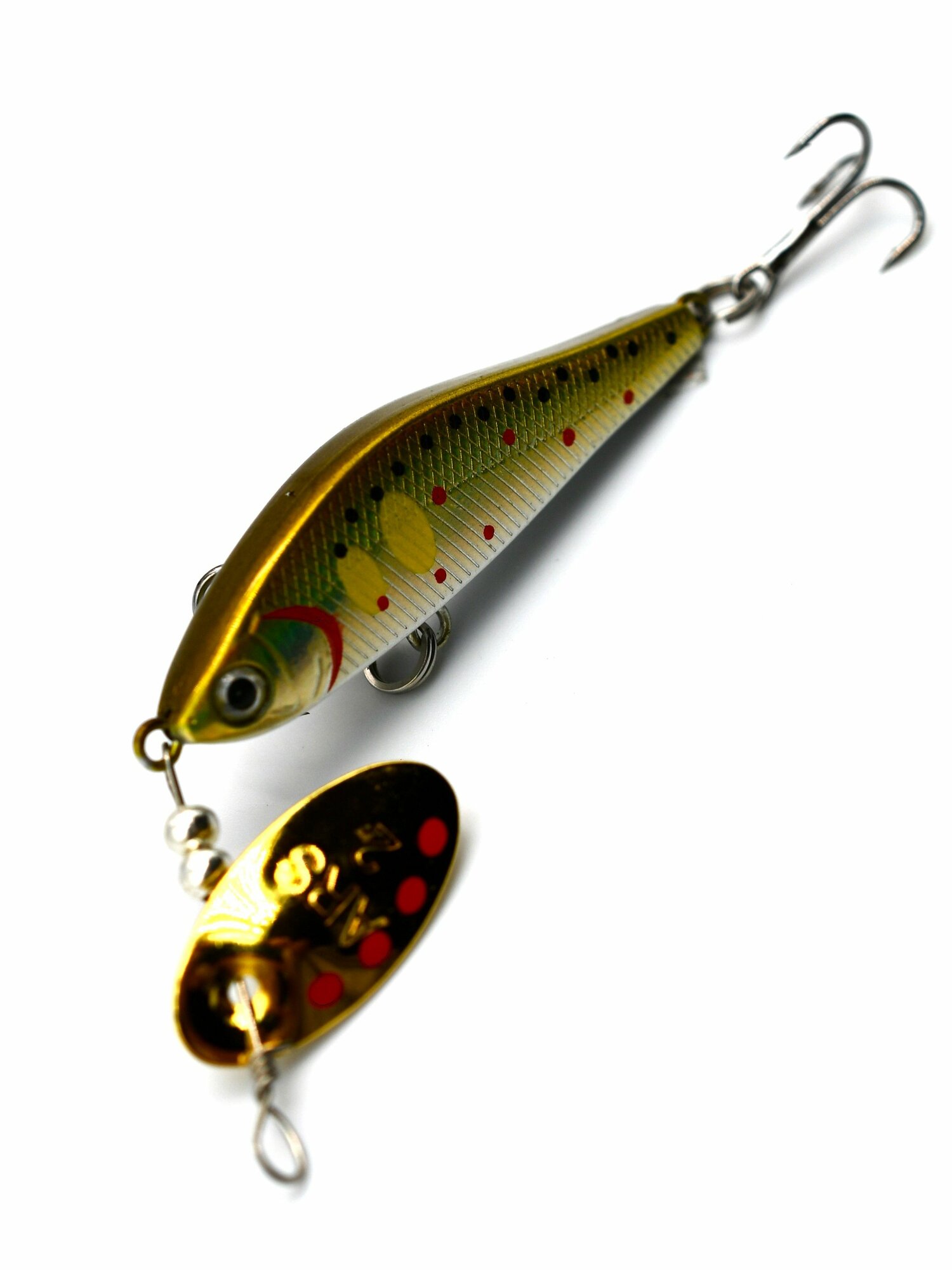 Воблер Smith AR-HD 45 мм 4.8 г минноу для ловли щуки, окуня, судака универсальная приманка для рек и озер