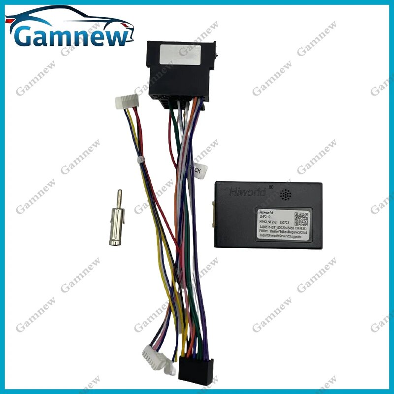 Автомобильный 16-контактный адаптер жгута проводов Android Canbus Box декодер для Renault Duster Laguna 3 Cable Canbus