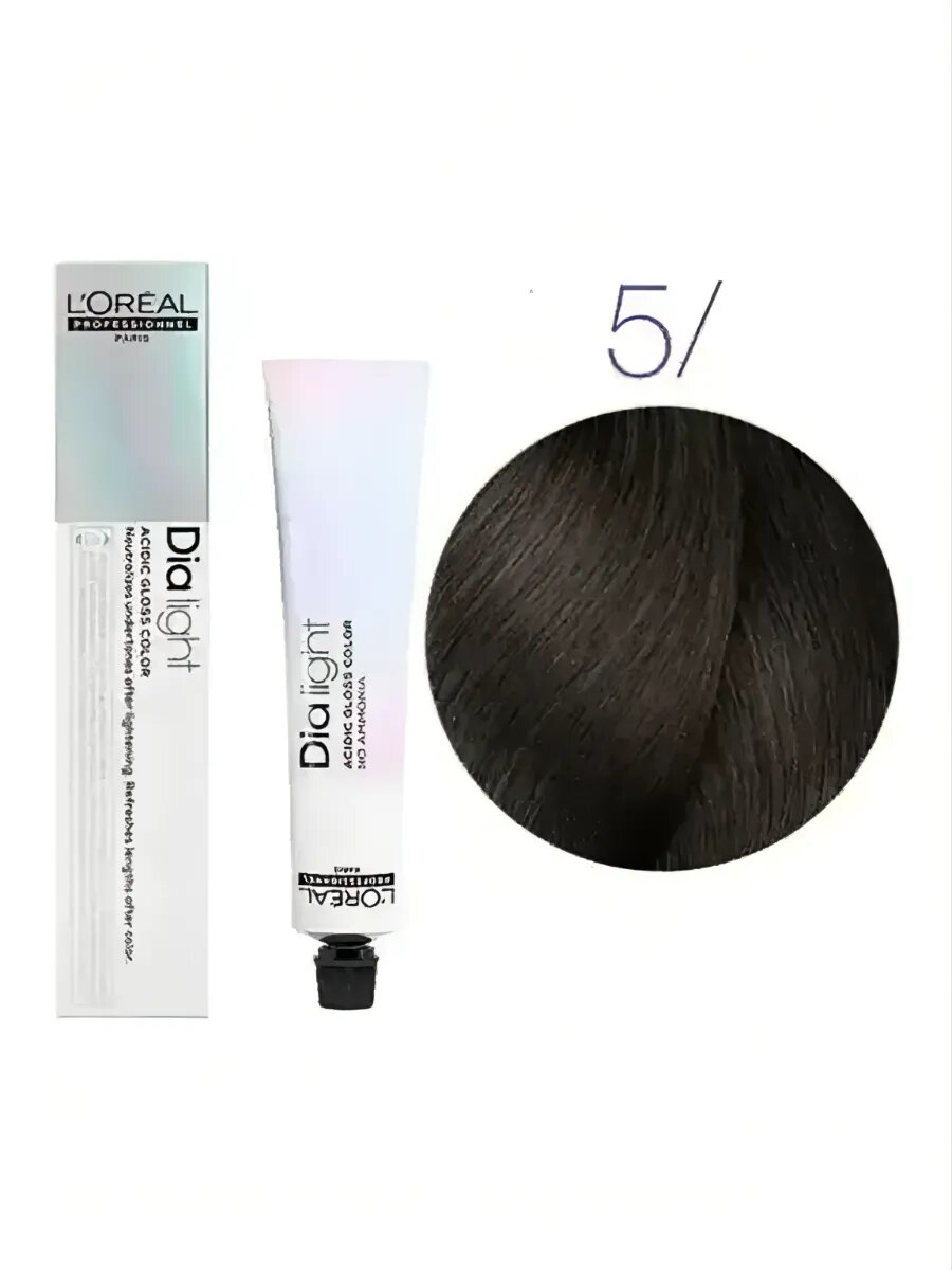 Краска для волос L'Oreal Professionnel DIA Light без аммиака на основе кислого рН, 5