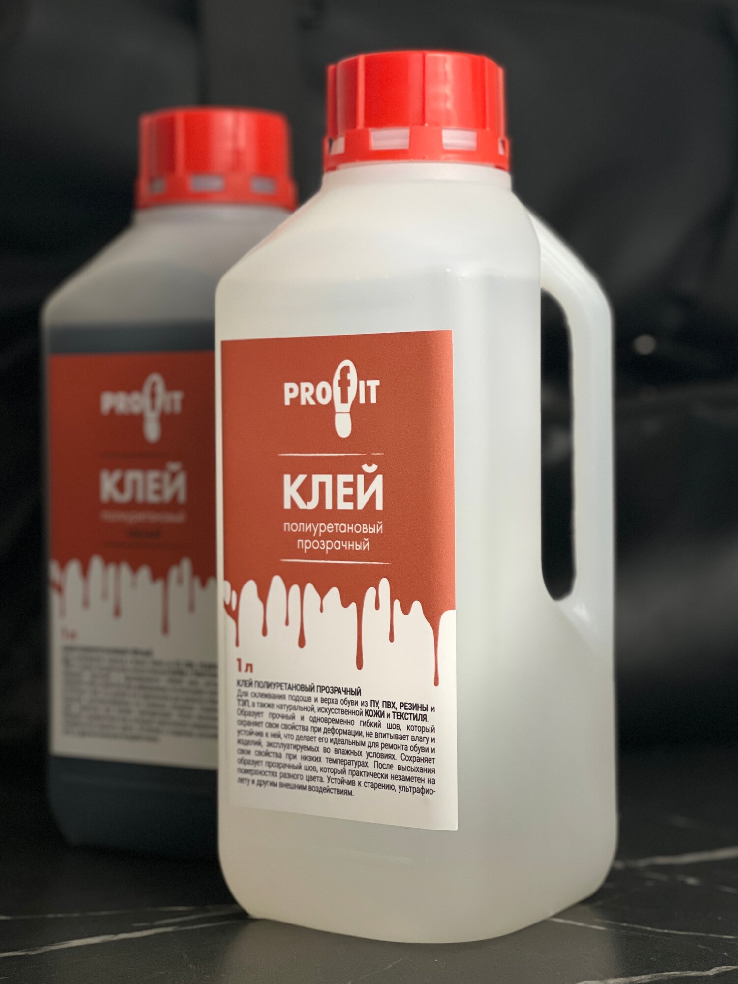 Клей полиуретановый прозрачный 1 литр