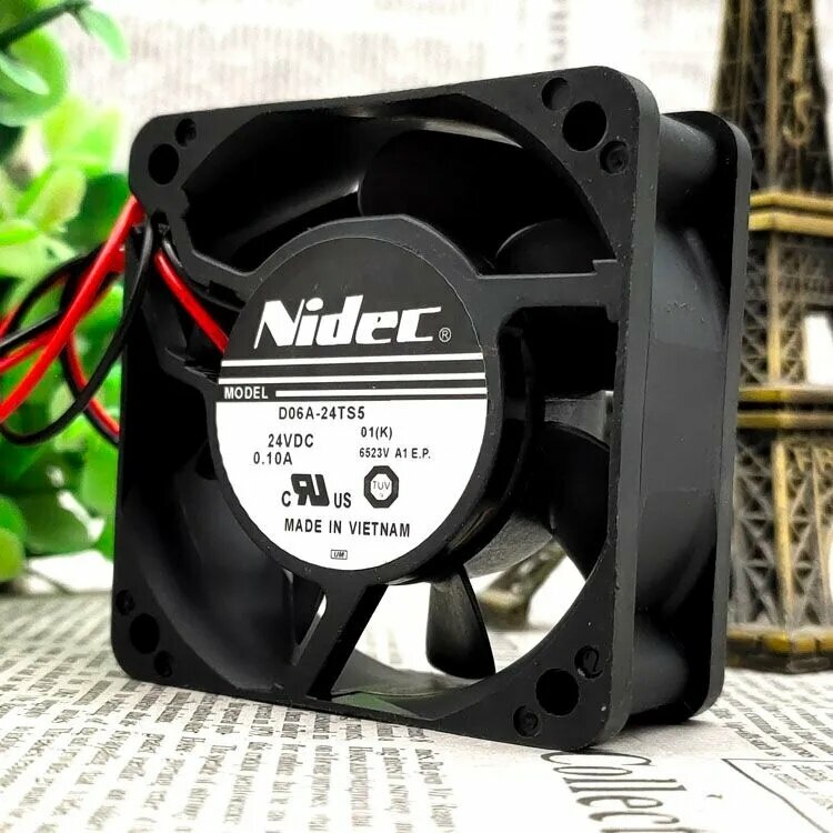 5pcs * Новый оригинал D06A-24TS5 24V 0.10A 6025 60x60x25mm вентилятор Радиатор