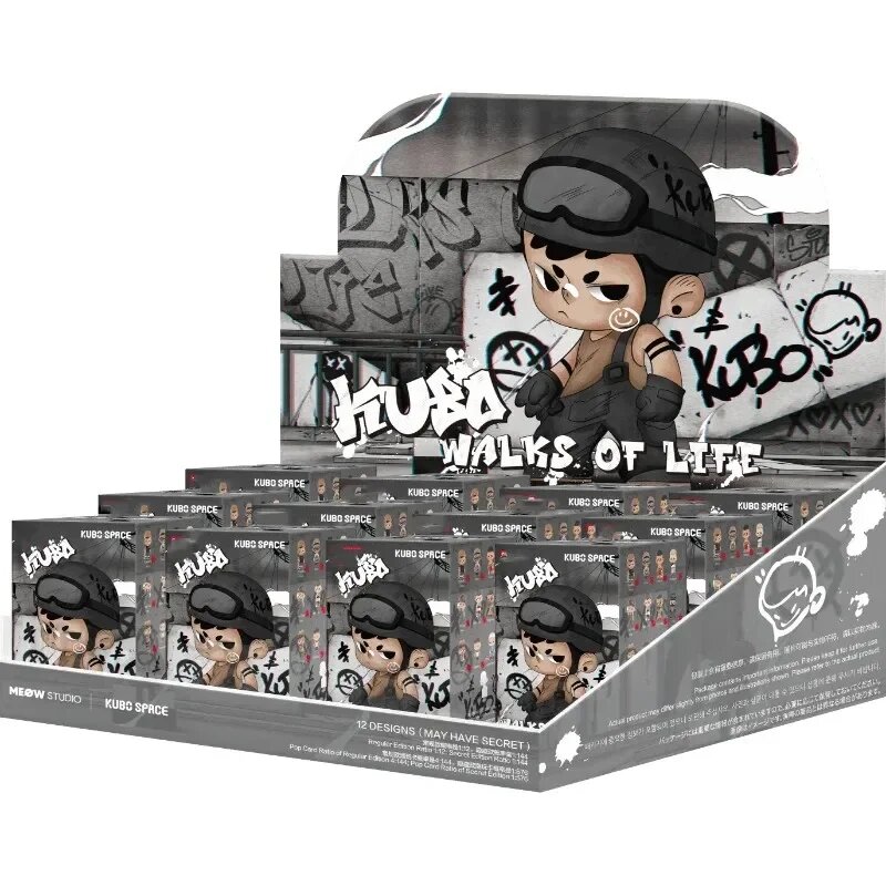 Kubo Walks of Life Series, фигурка, черный, 12 Blind Boxes