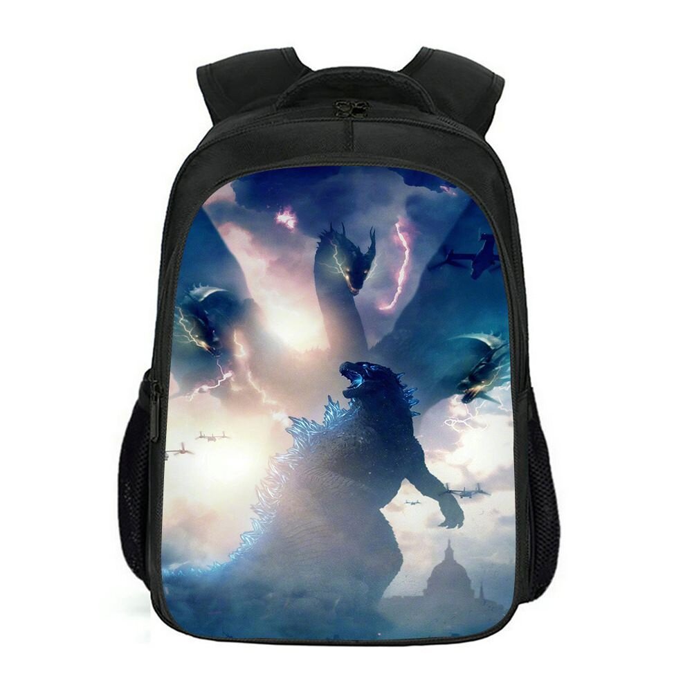 Легкий в уходе рюкзак Годзилла: Король монстров для студентов и детей, #7