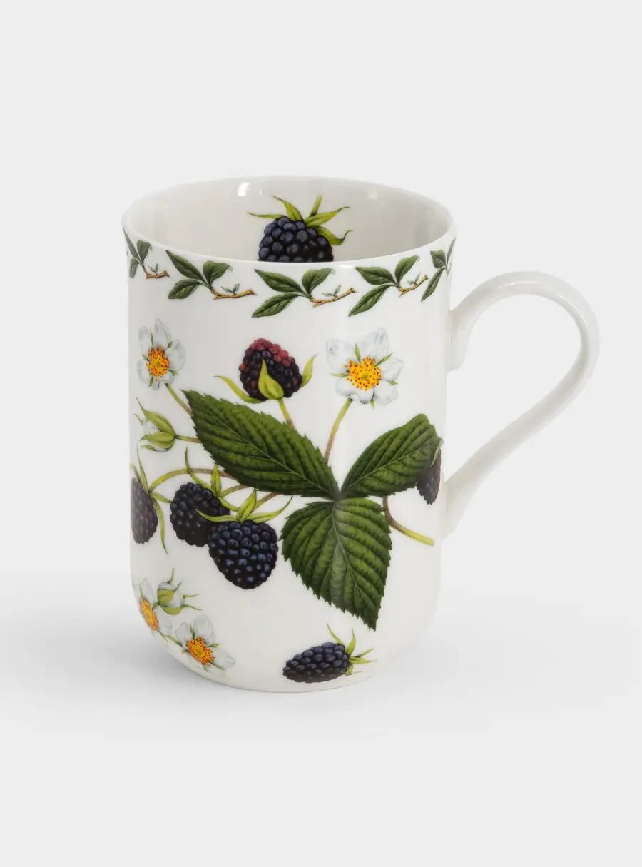 Кружка, 300 мл, фарфор F, белая, Ежевика, Orchard Fruits