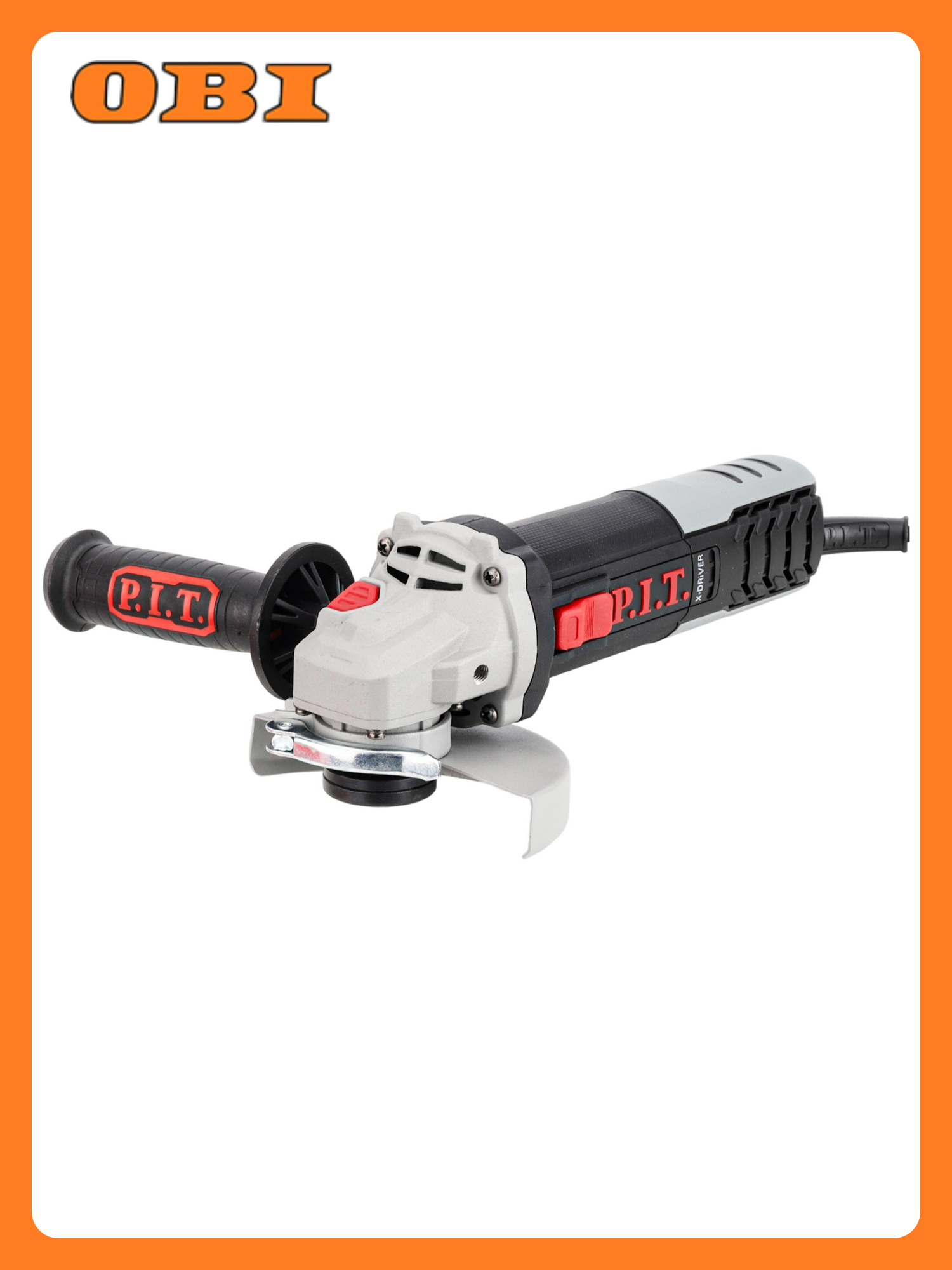 Шлифмашина угловая электрическая P.I.T. PWS125-C12 1000Вт, 125мм