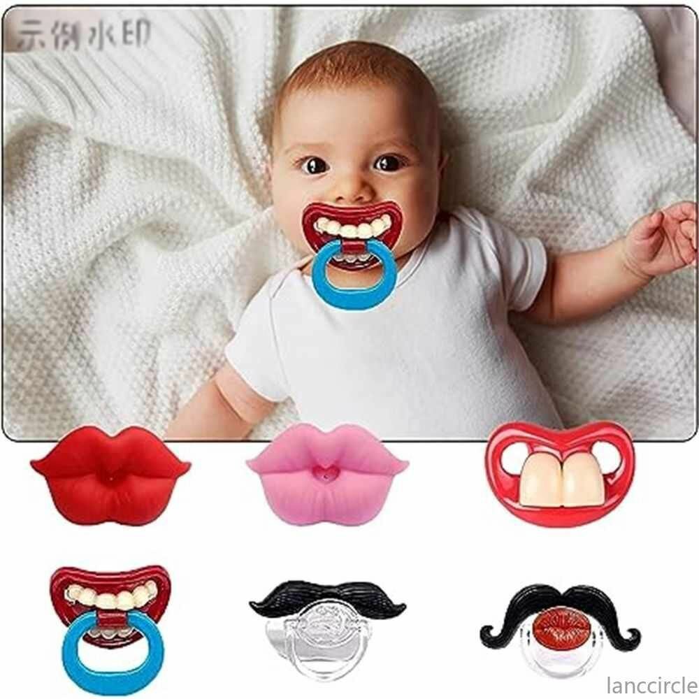 Пустышка zhuopai Смешные детские соски для грудничков с приколами 6 штукlanccircle