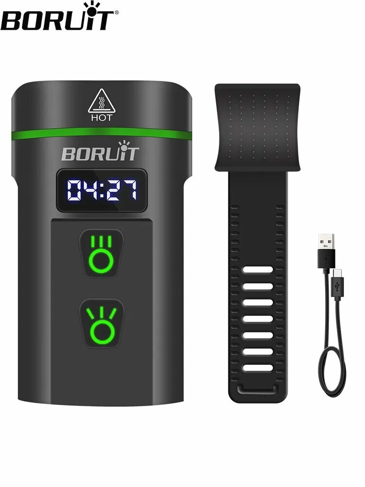 Boruit Фонарь для велосипеда