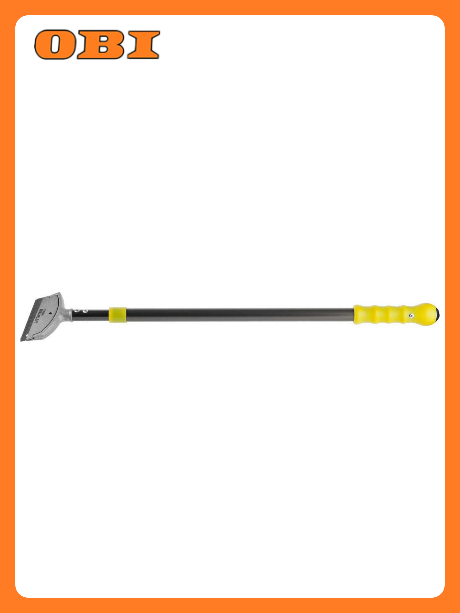 Скребок STAYER, ударный, телескопический, металлический, 100мм