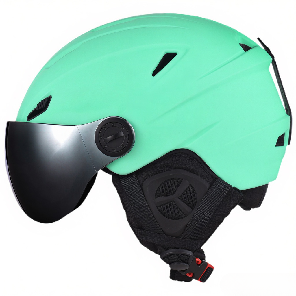 Шлем для лыж и сноуборда Защитная экипировка для зимних видов спорта Средства безопасности для снежных видов спорта Защита головы для снежных видов спорта Материал: PC+EPS Цвет: Черный/Белый/Зеленый/Оранжевый (Доступен выбор) Размер: 21.5*18*12.7