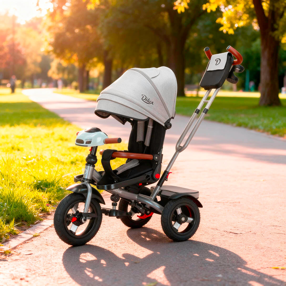 Велосипед трехколесный Dalux 3009 (3288) (Серый)